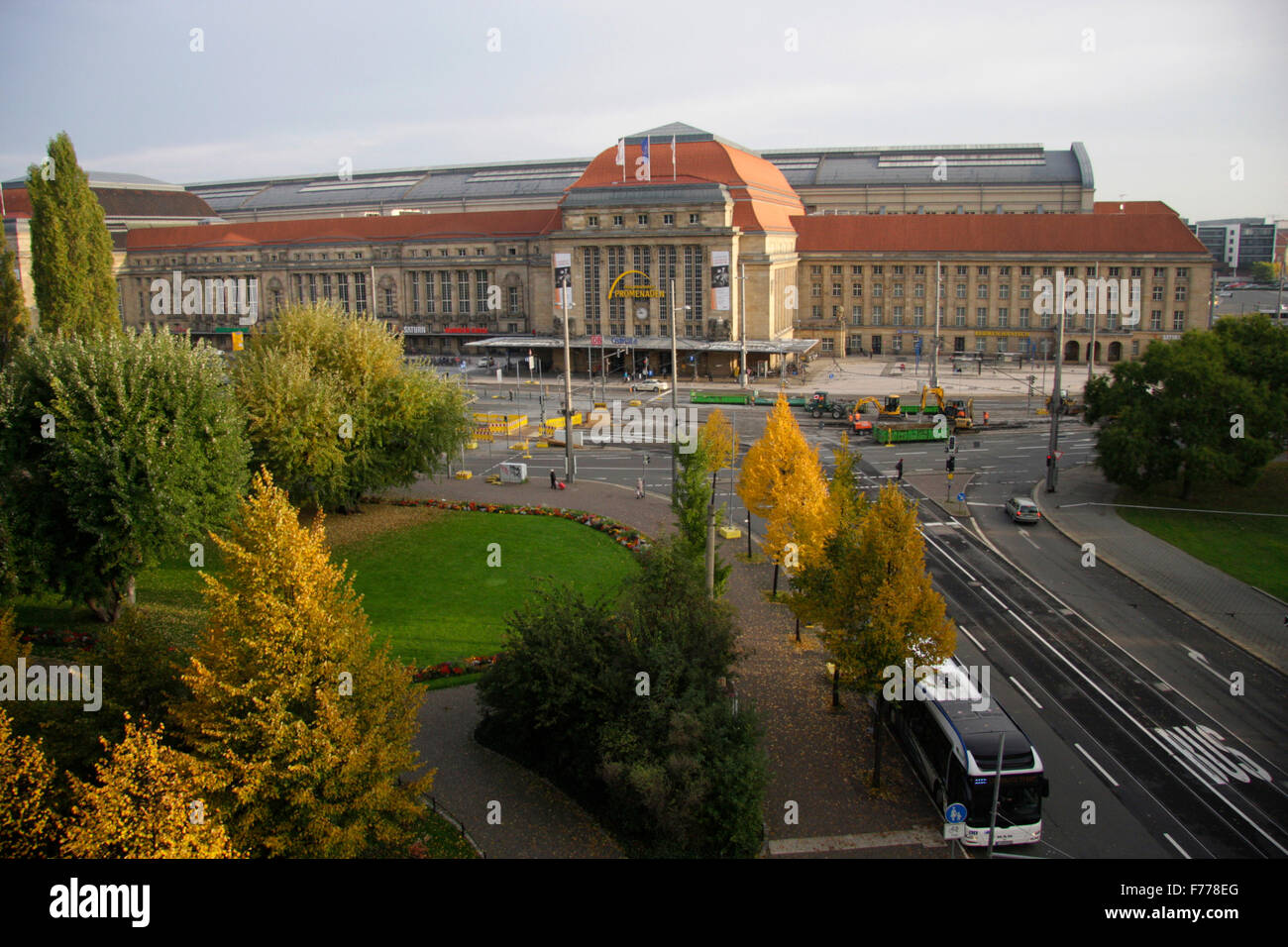 Leipzig station aerial hi-res stock photography and images - Alamy