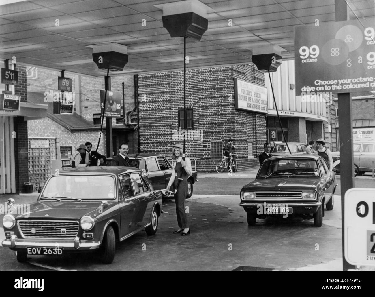 Petrol stations the sixties hi-res stock photography and images - Alamy