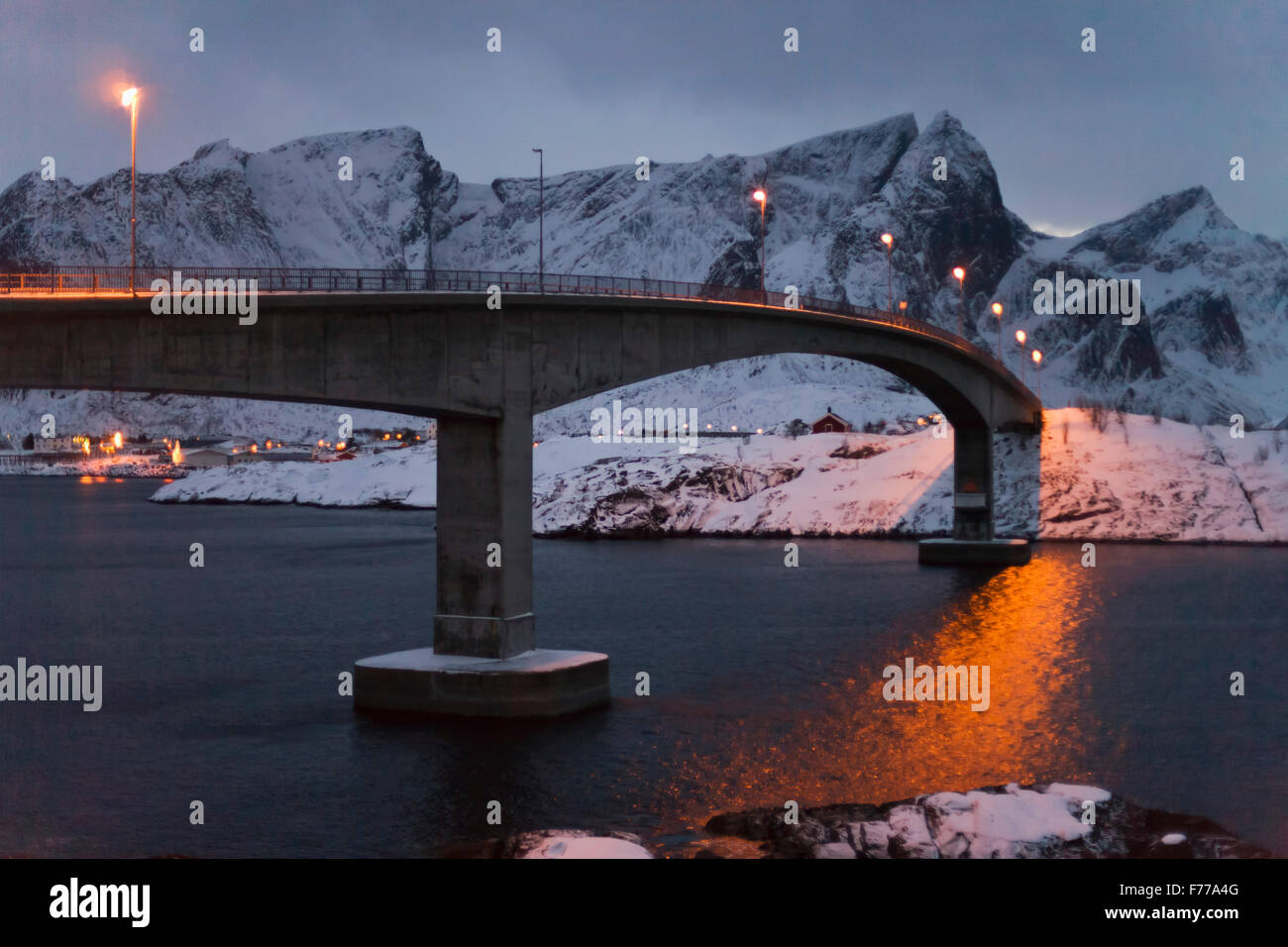Bridge norway lofoten islands hi-res stock photography and images - Alamy