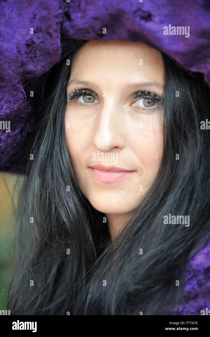 Purple Witches Costume High Resolution Stock Photography and Images - Alamy