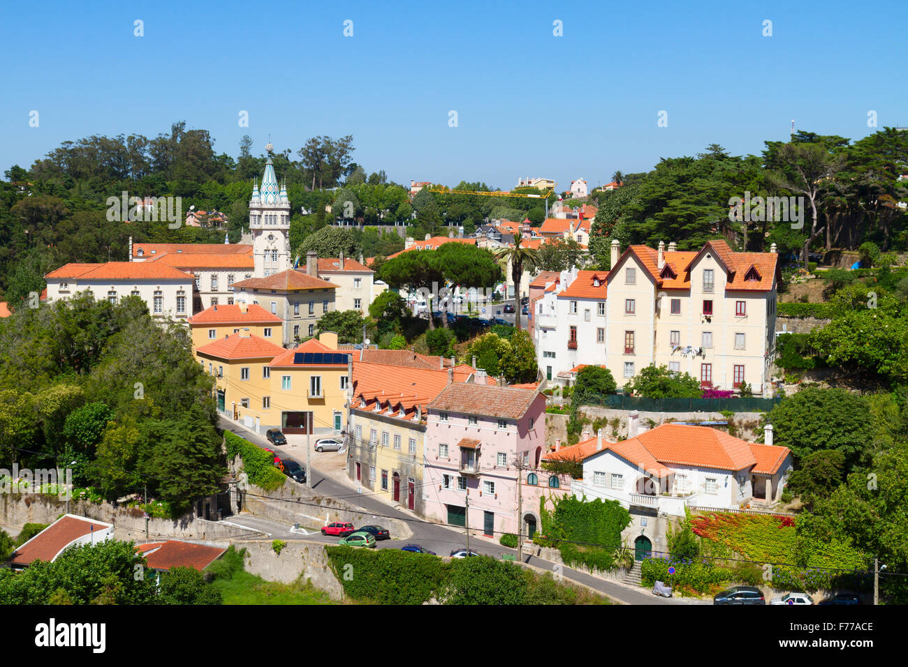 Old town of Sintra, Portugal Stock Photo - Alamy