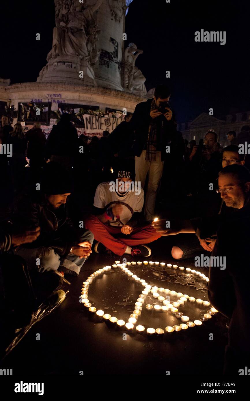 Mass panic broke out at Place de la Republique two days after 132 ...