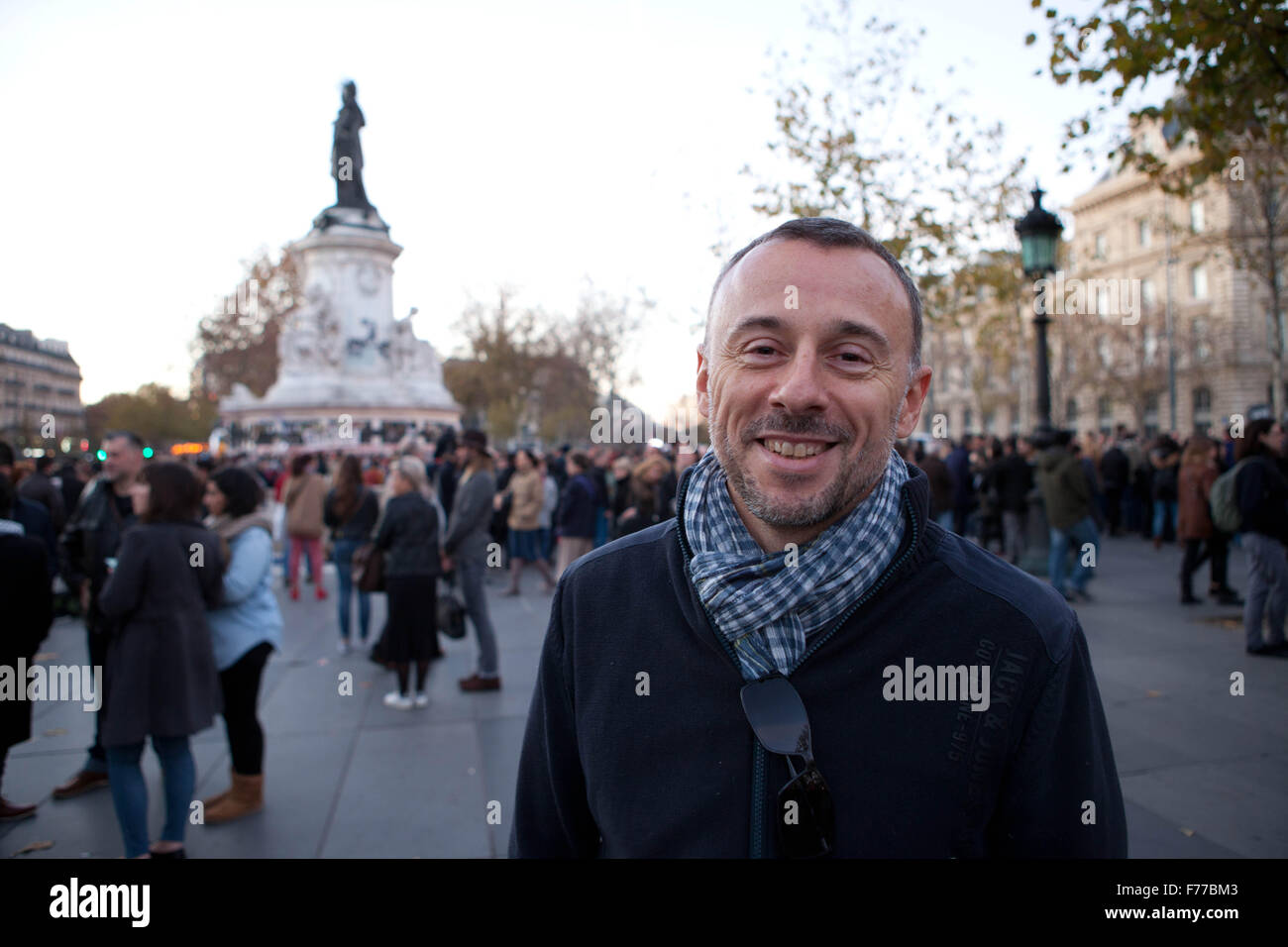 Mass panic broke out at Place de la Republique two days after 132 ...