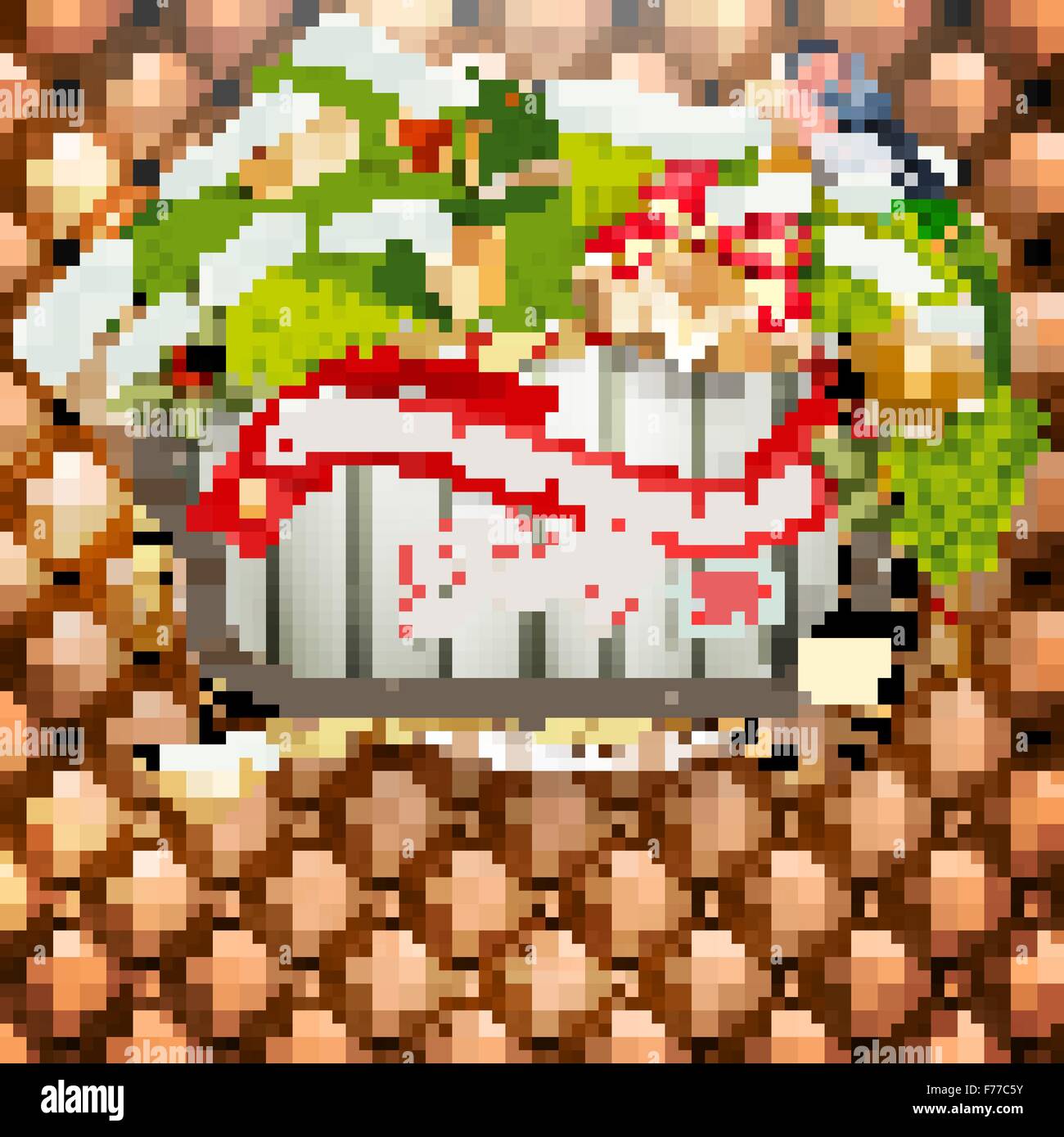 Illumination christmas city Stock Vector Images - Alamy