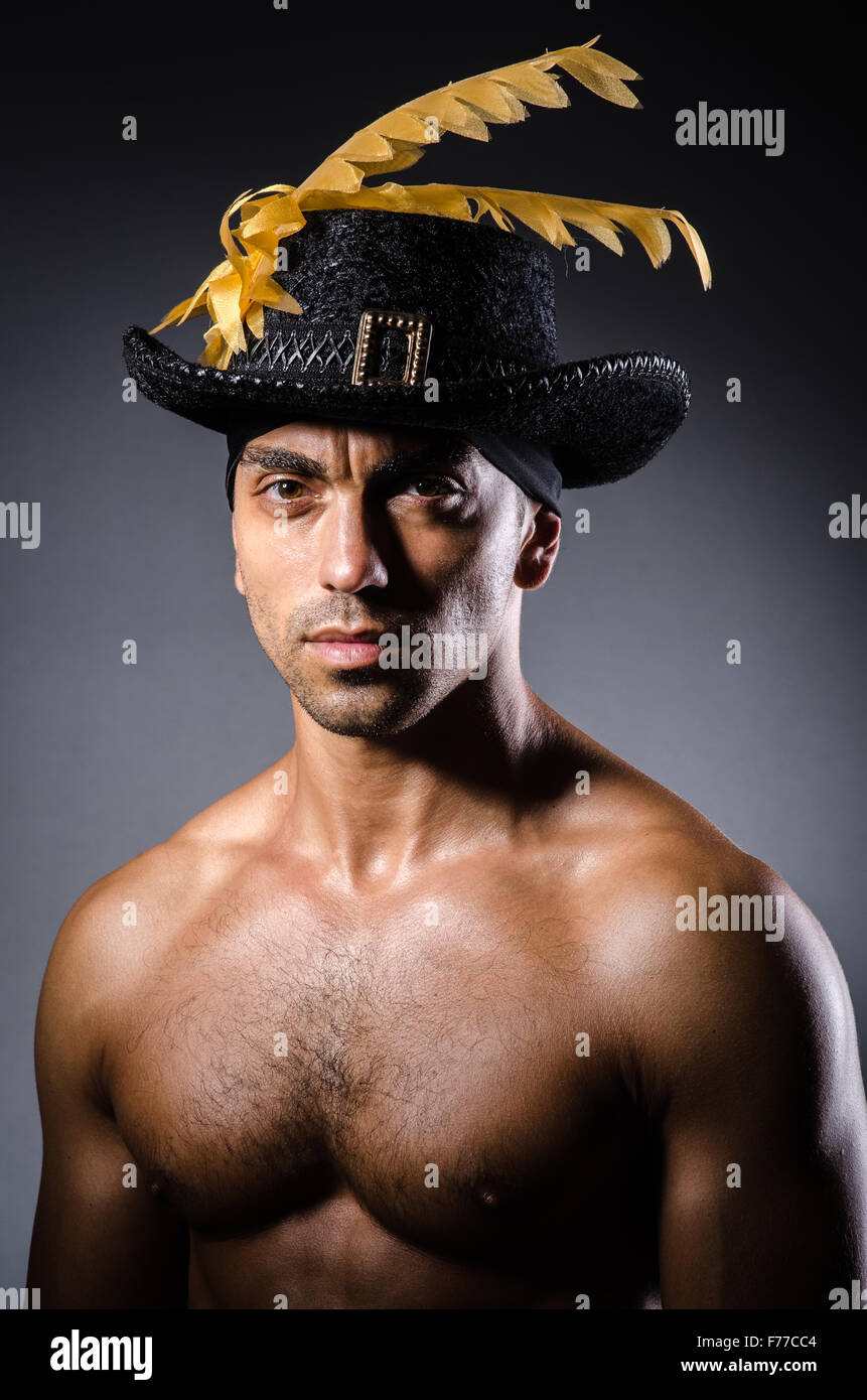Ripper pirate in the dark room Stock Photo - Alamy