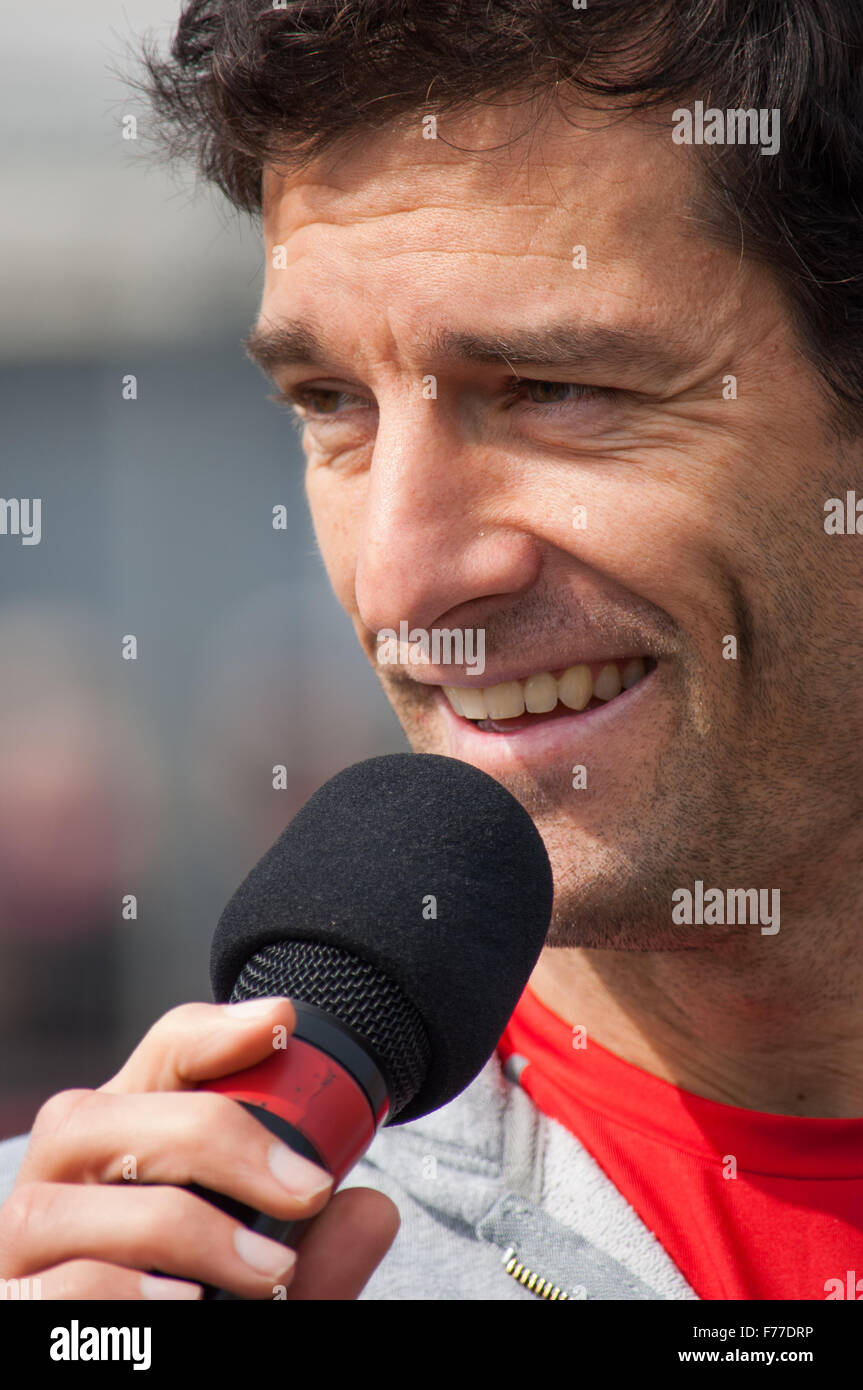 Red bull racing driver mark webber hi-res stock photography and images ...