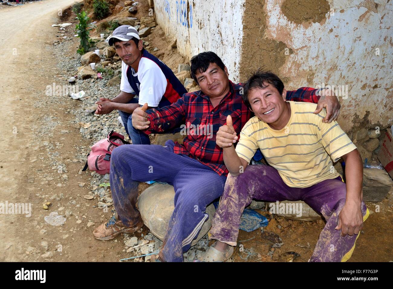 Traditional house in AYABACA . Department of Piura .PERU Stock Photo ...