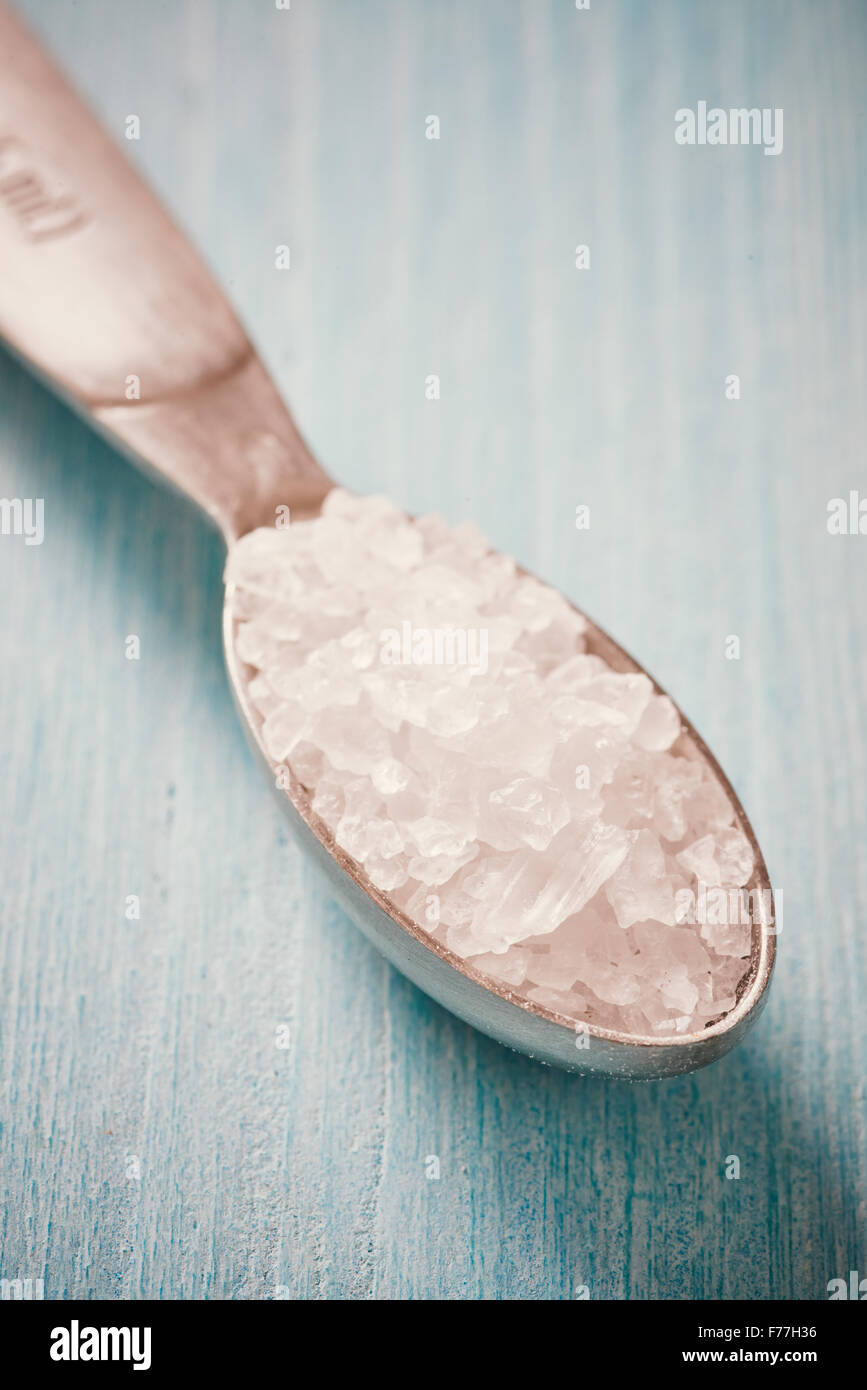 Measuring salt hi-res stock photography and images - Alamy