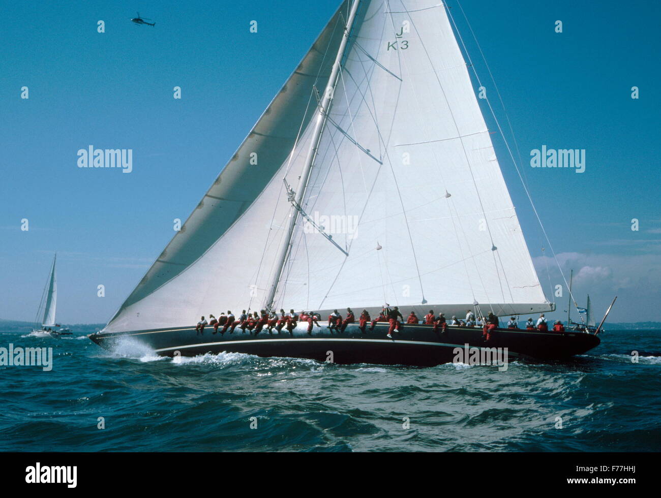 The americas cup shamrock v hi-res stock photography and images - Alamy