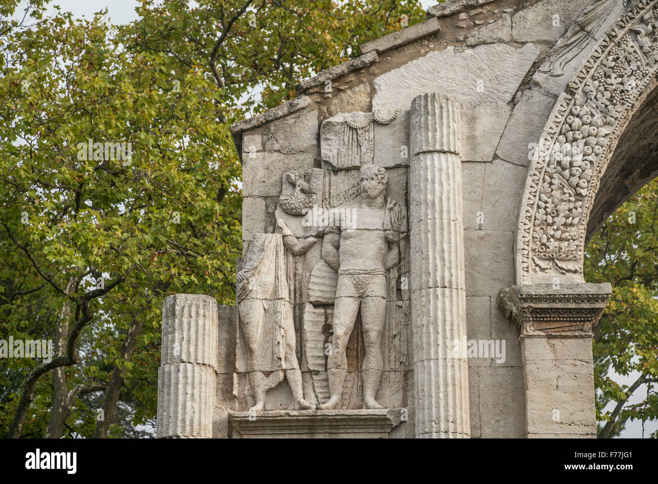 Glanum arch hi-res stock photography and images - Alamy