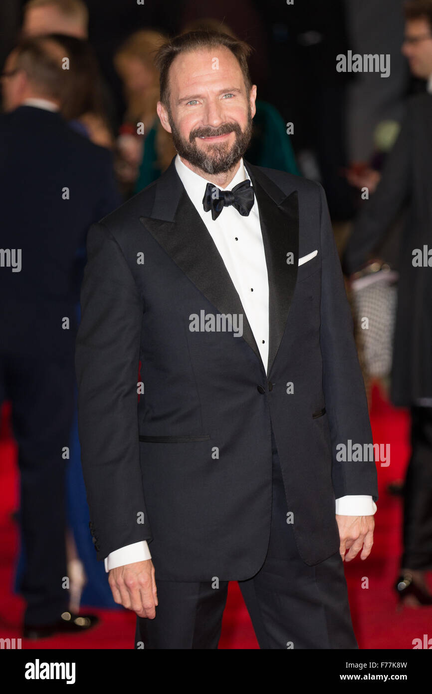 Ralph fiennes attending the world premiere of spectre hi-res stock ...