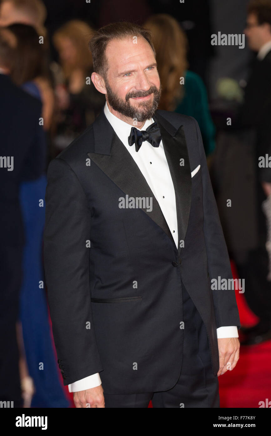Ralph fiennes attending the world premiere of spectre hi-res stock ...