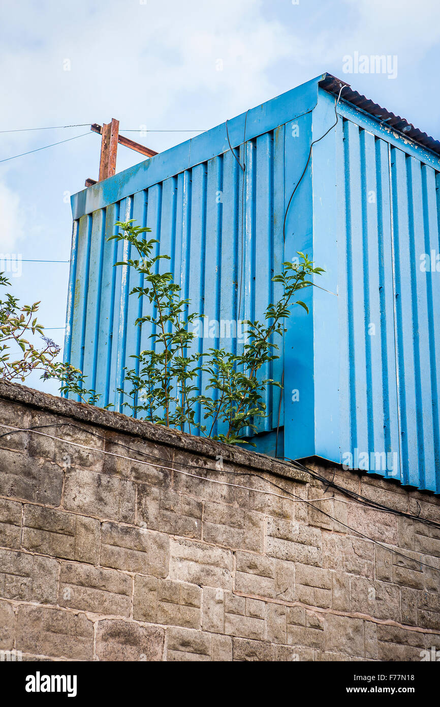 View of part of the Fletcher End Stand at the Wilderspool Stadium for ...