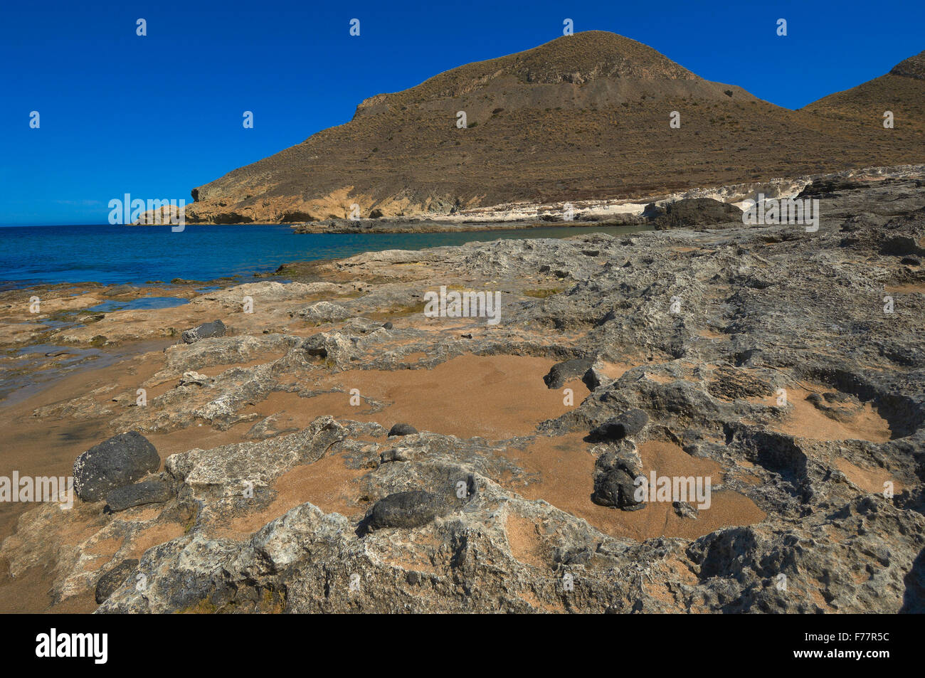 Playazo Beach, Cabo de Gata, Biosphere Reserve, Cabo de Gata-Nijar ...