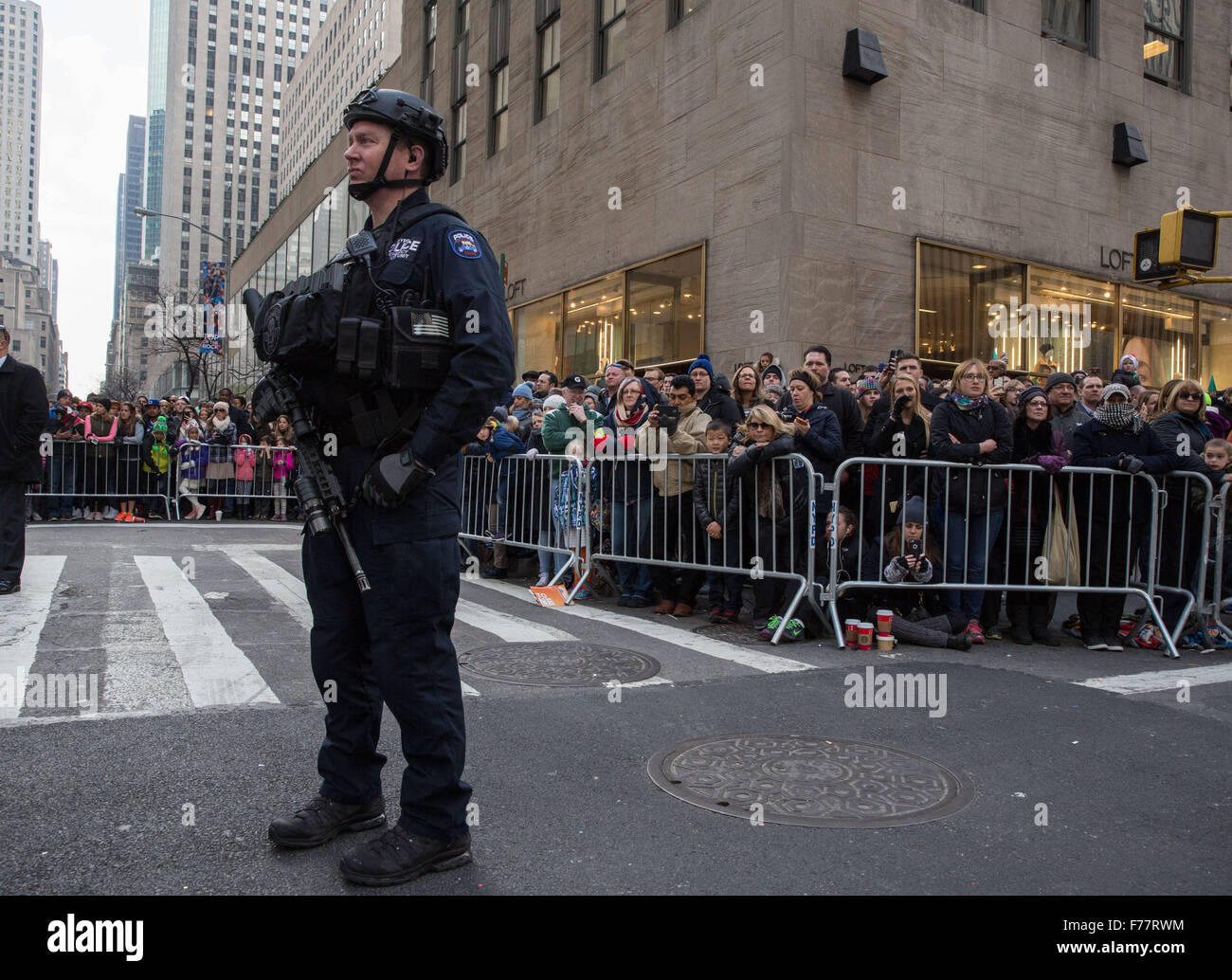 New York, USA. 26th November, 2015. The NYPD and New York City task ...