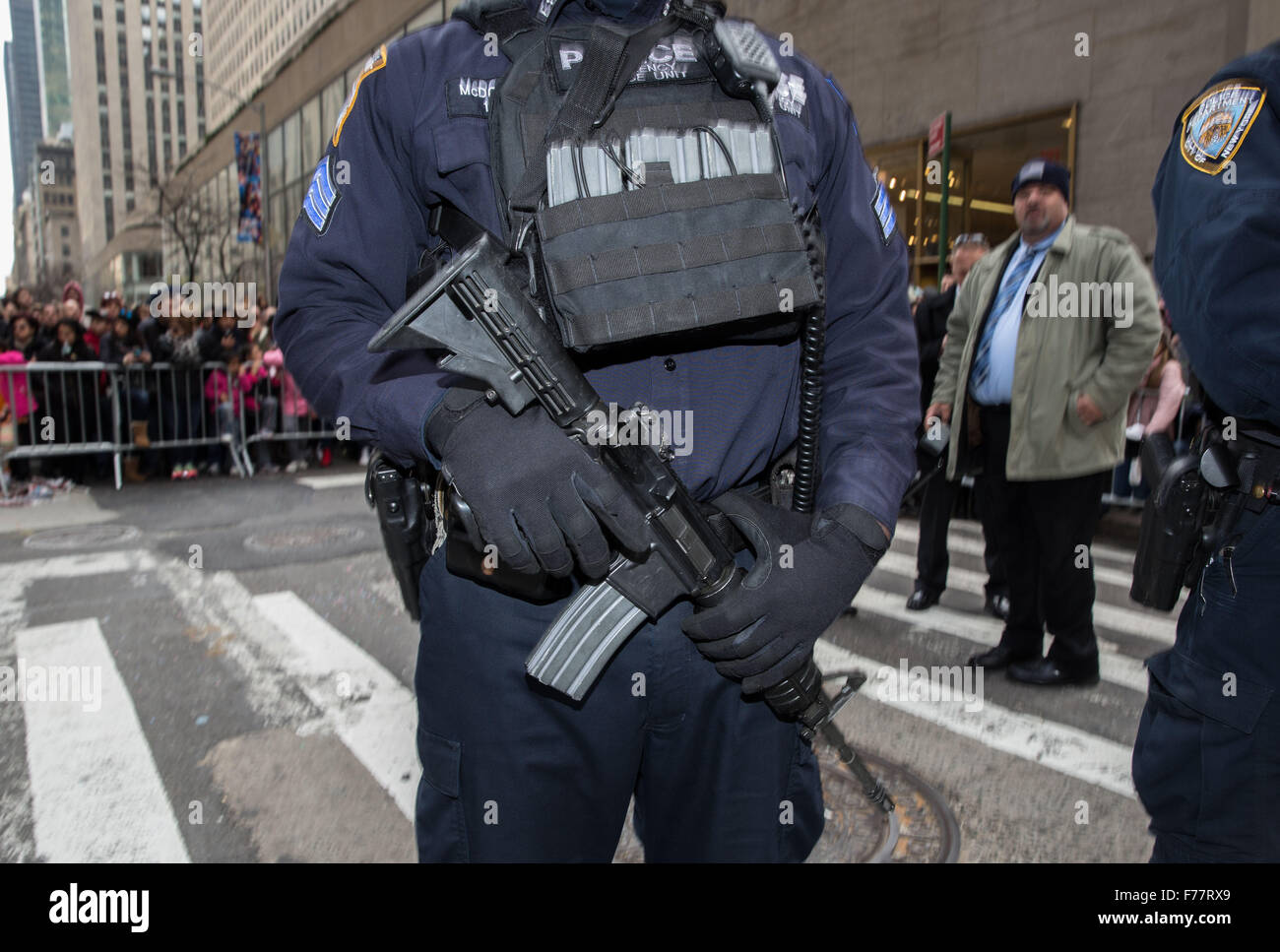 New York, USA. 26th November, 2015. The NYPD and New York City task ...