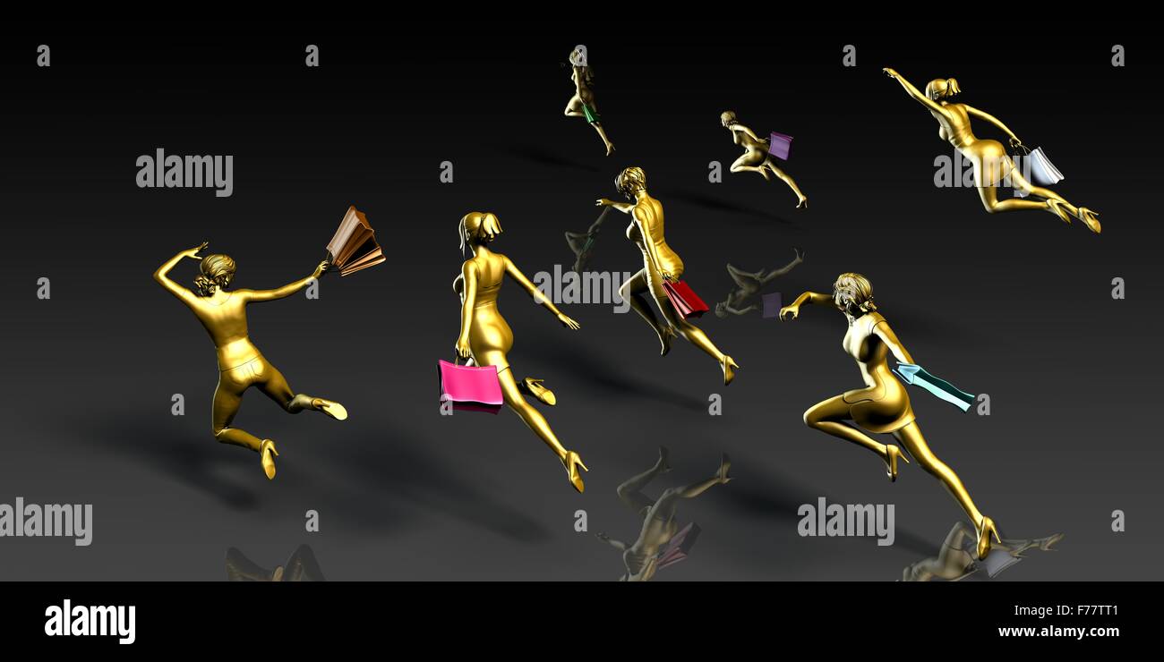 Funny lady running cartoon hi-res stock photography and images - Alamy