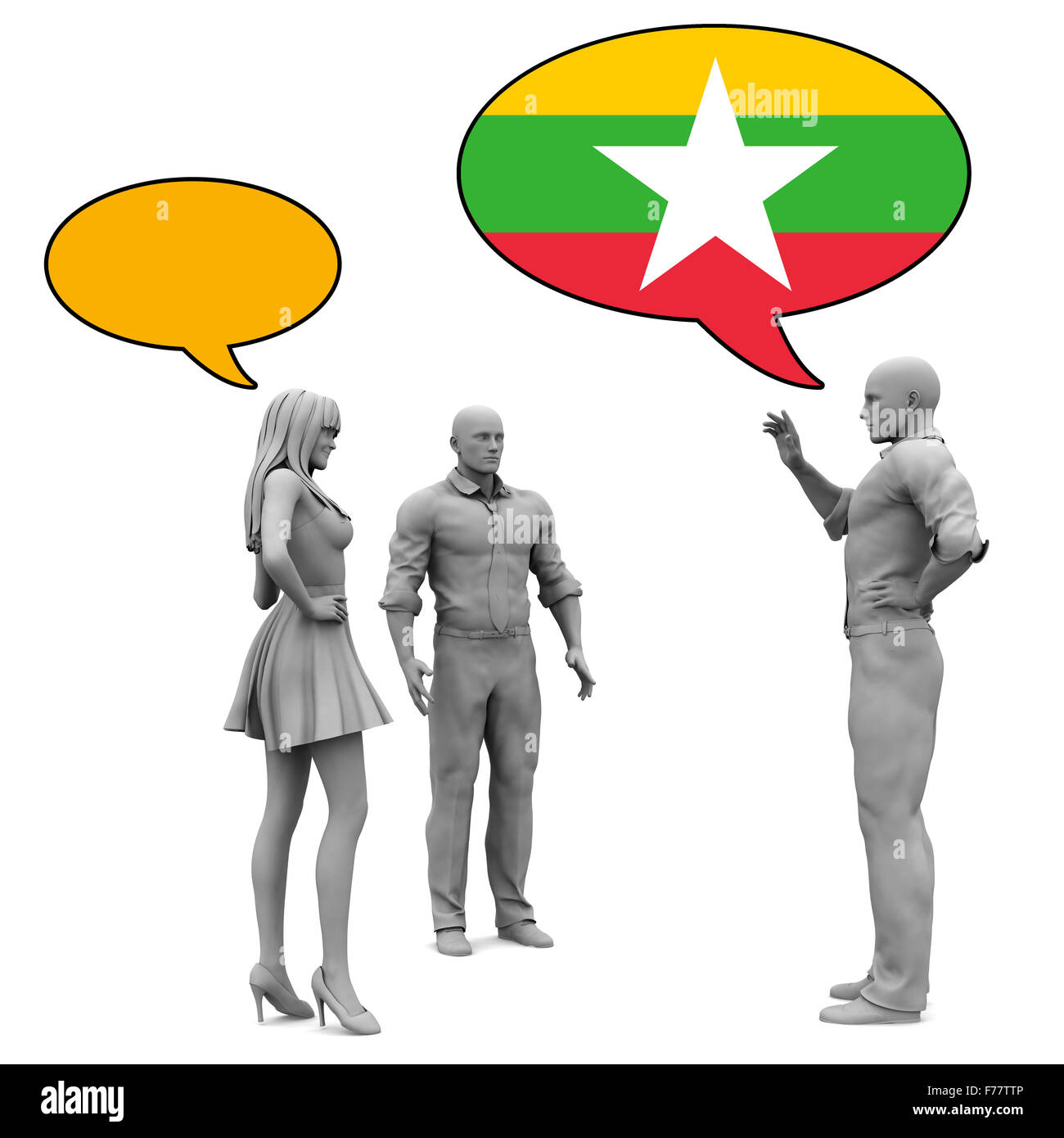 Burmese language hi-res stock photography and images - Alamy