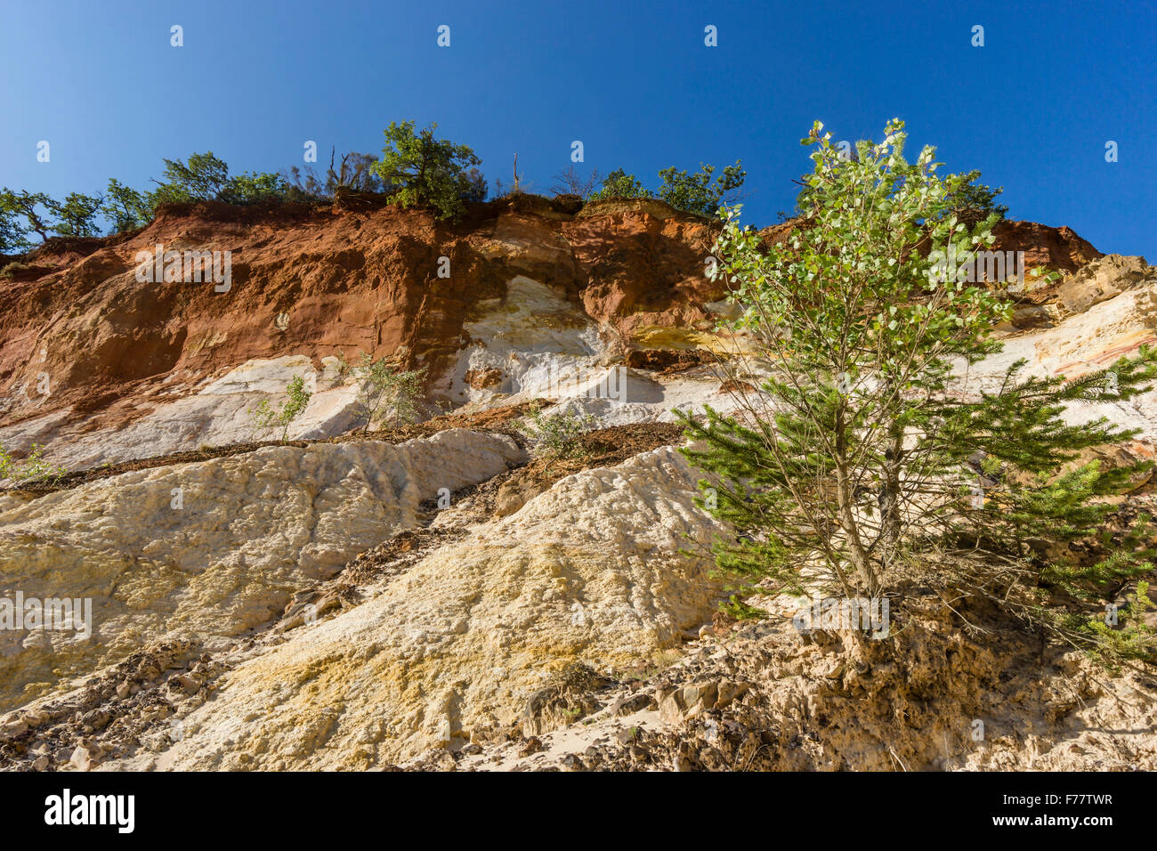 Rustel Colorado, Ochre, Luberon, Provence, France Stock Photo - Alamy