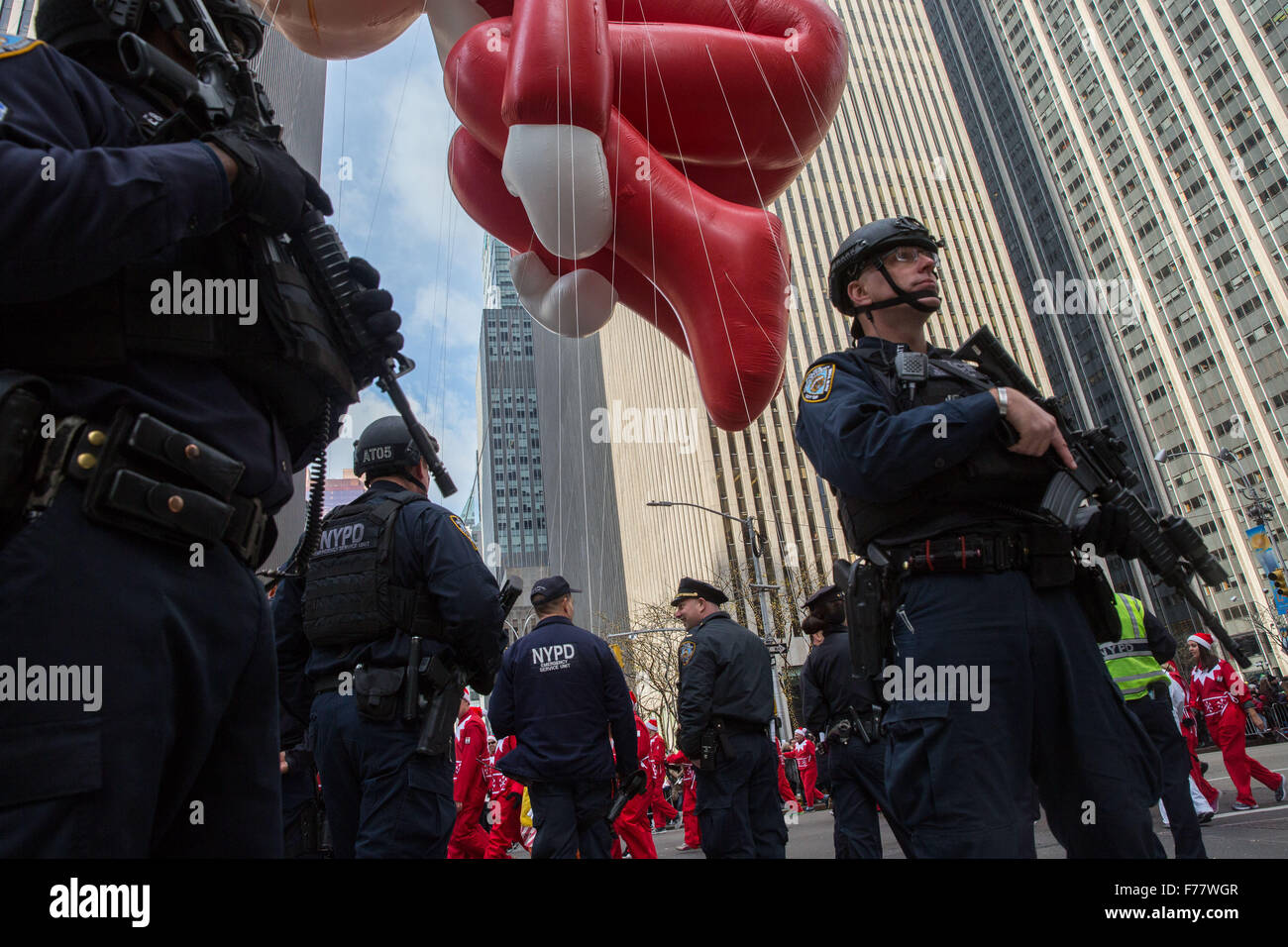 New York, USA. 26th November, 2015. The NYPD and New York City task ...