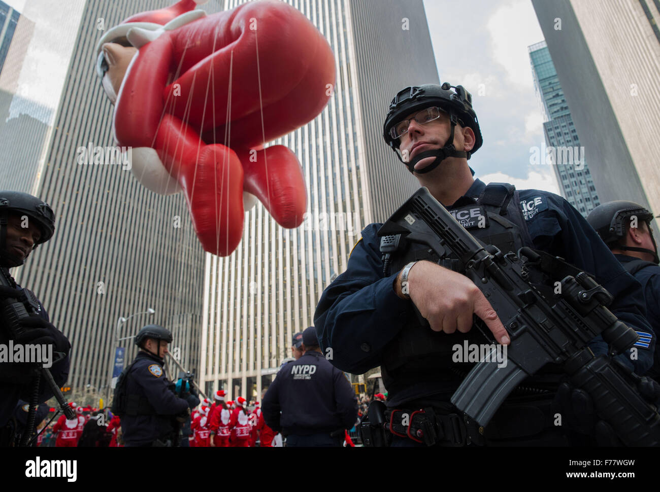 New York, USA. 26th November, 2015. The NYPD and New York City task ...
