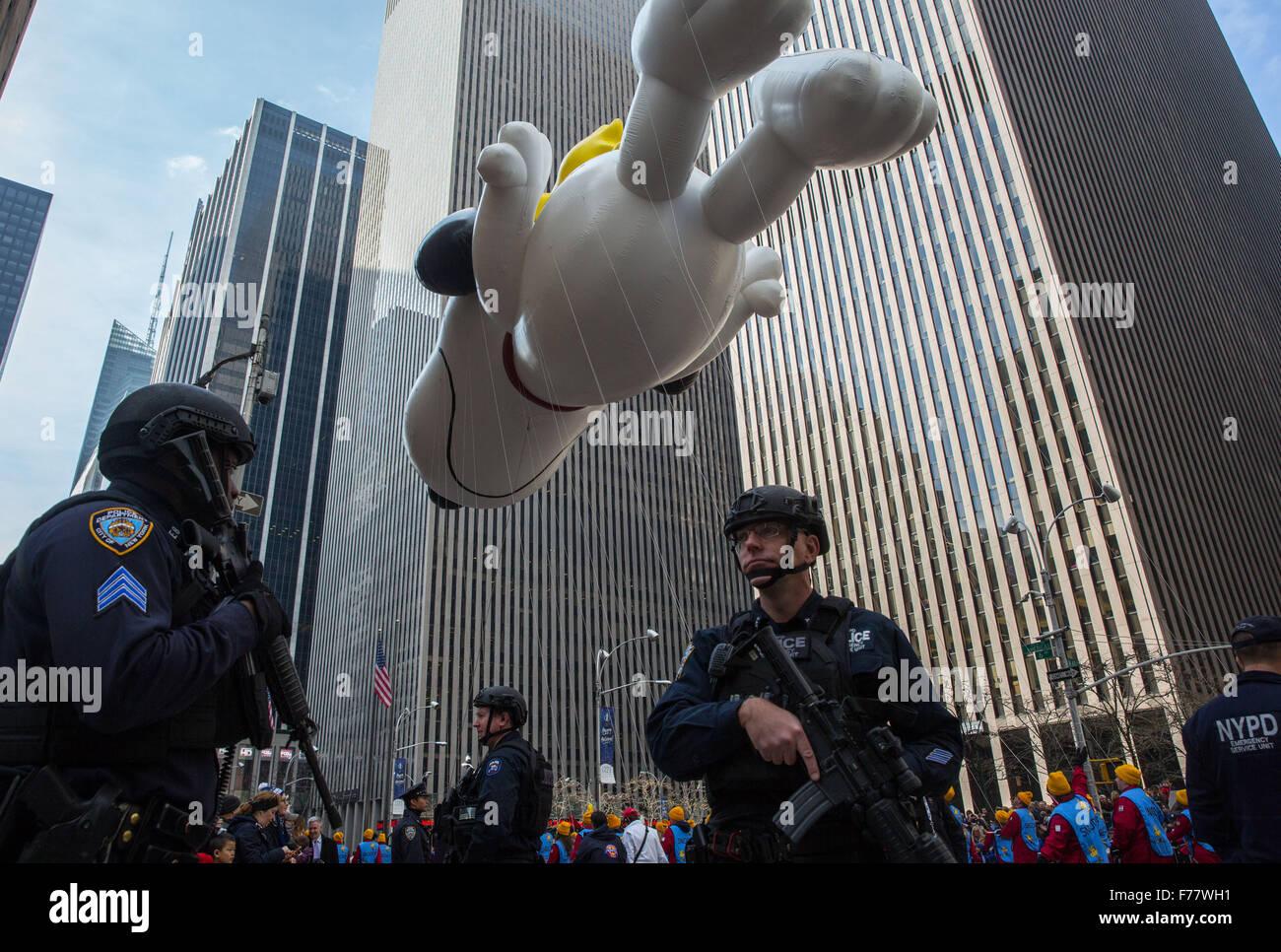 New York, USA. 26th November, 2015. The NYPD and New York City task ...