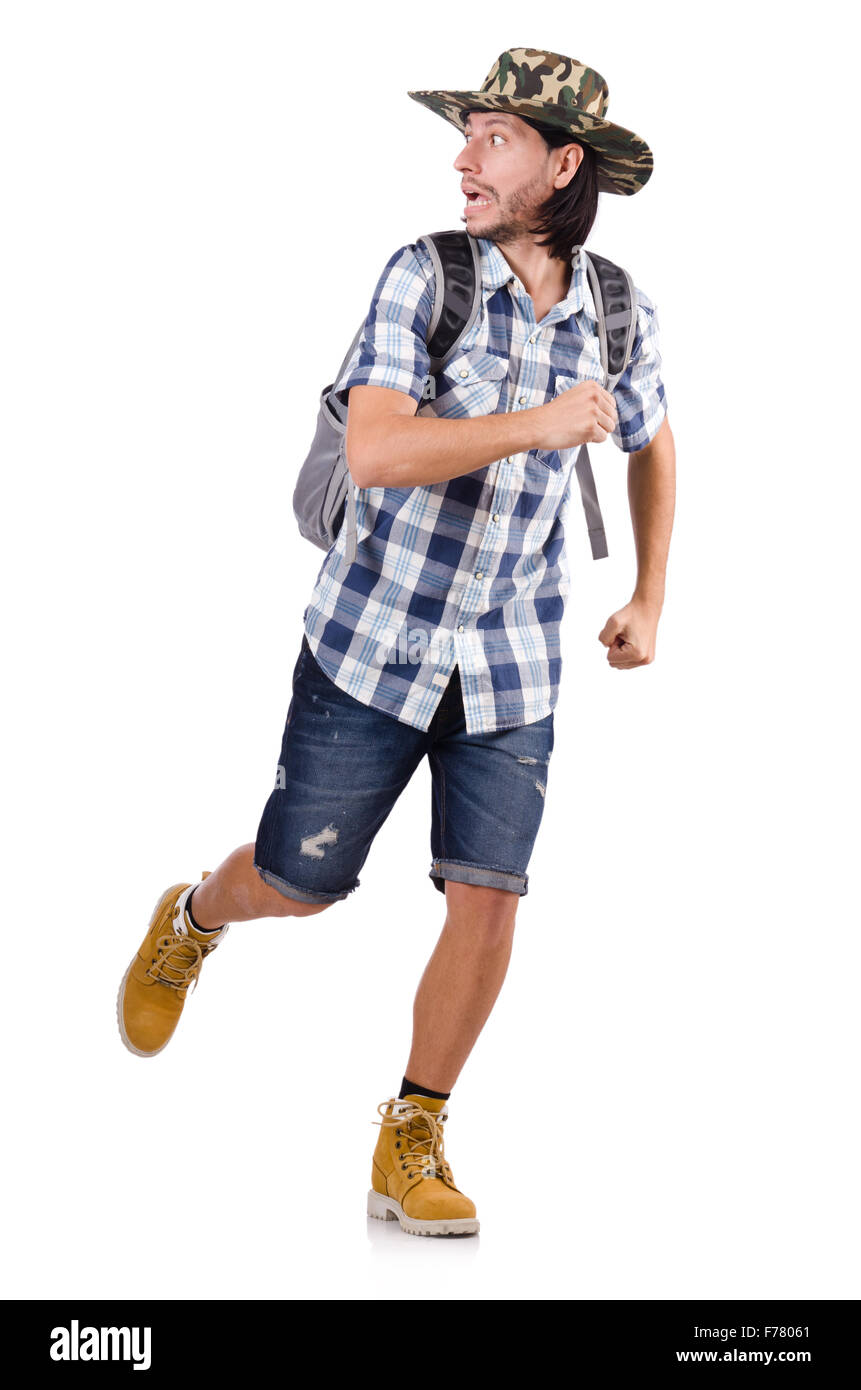 Man running back view jeans hi-res stock photography and images - Alamy