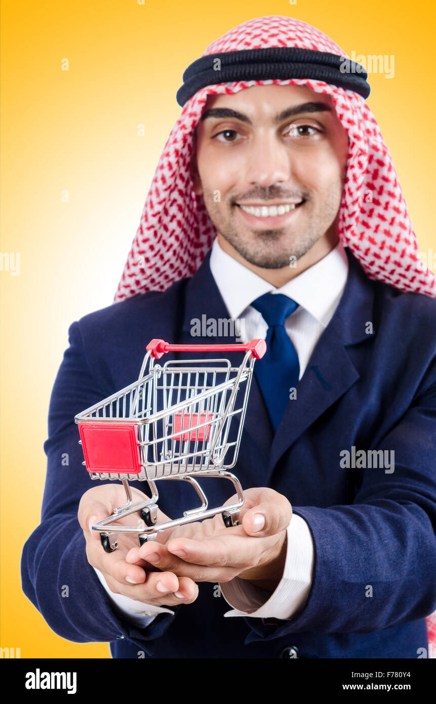 Arab businessman isolated on white Stock Photo - Alamy