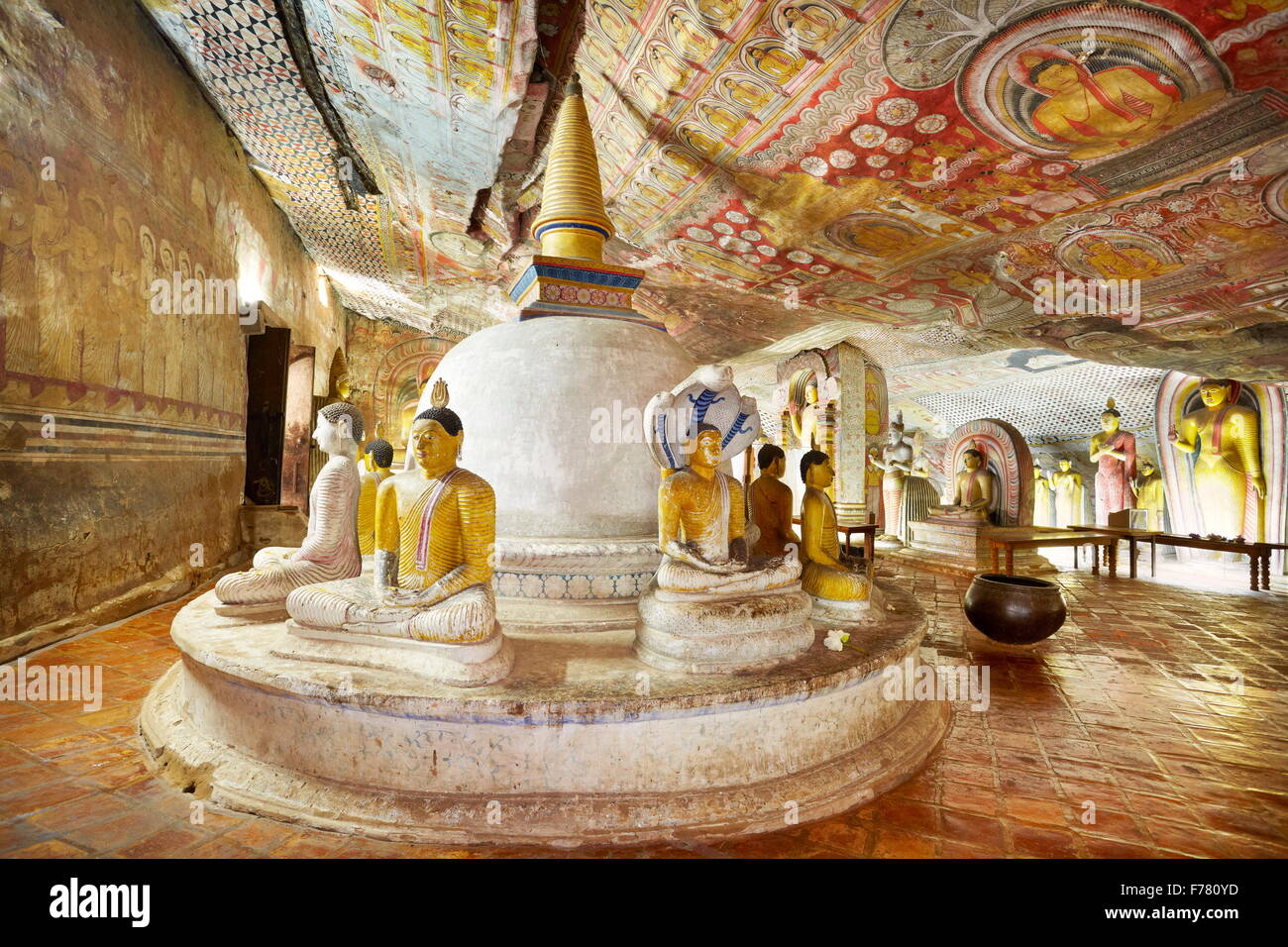 Sri Lanka - Buddish Cave Temple Dambulla, Kandy province, UNESCO World ...