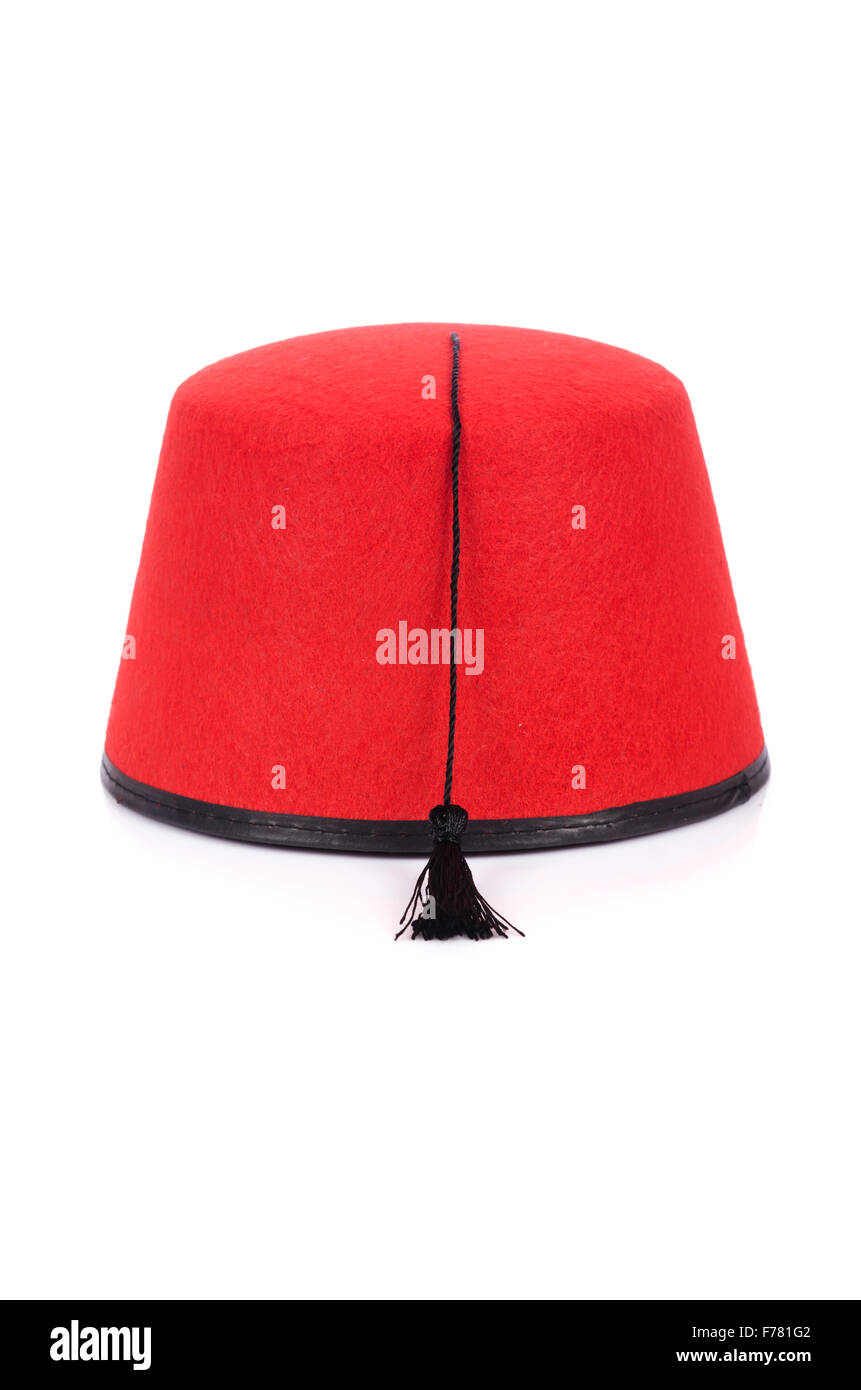 Red fez cap Cut Out Stock Images & Pictures - Alamy
