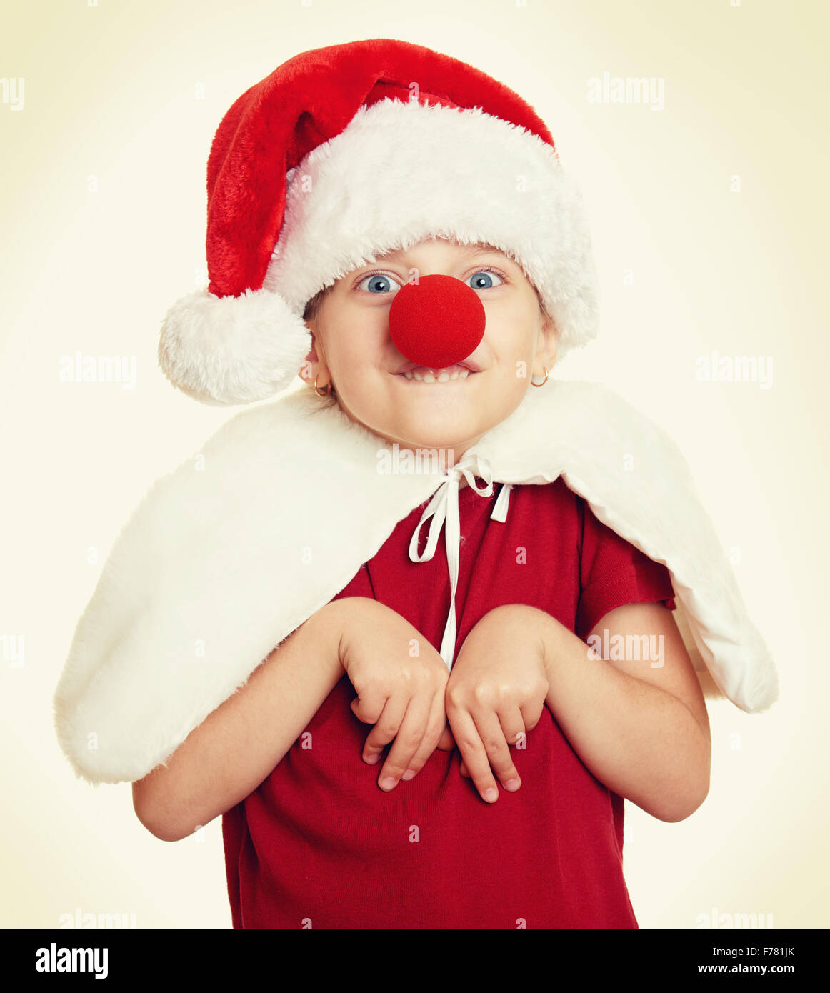 Cold red nose child hi-res stock photography and images - Alamy