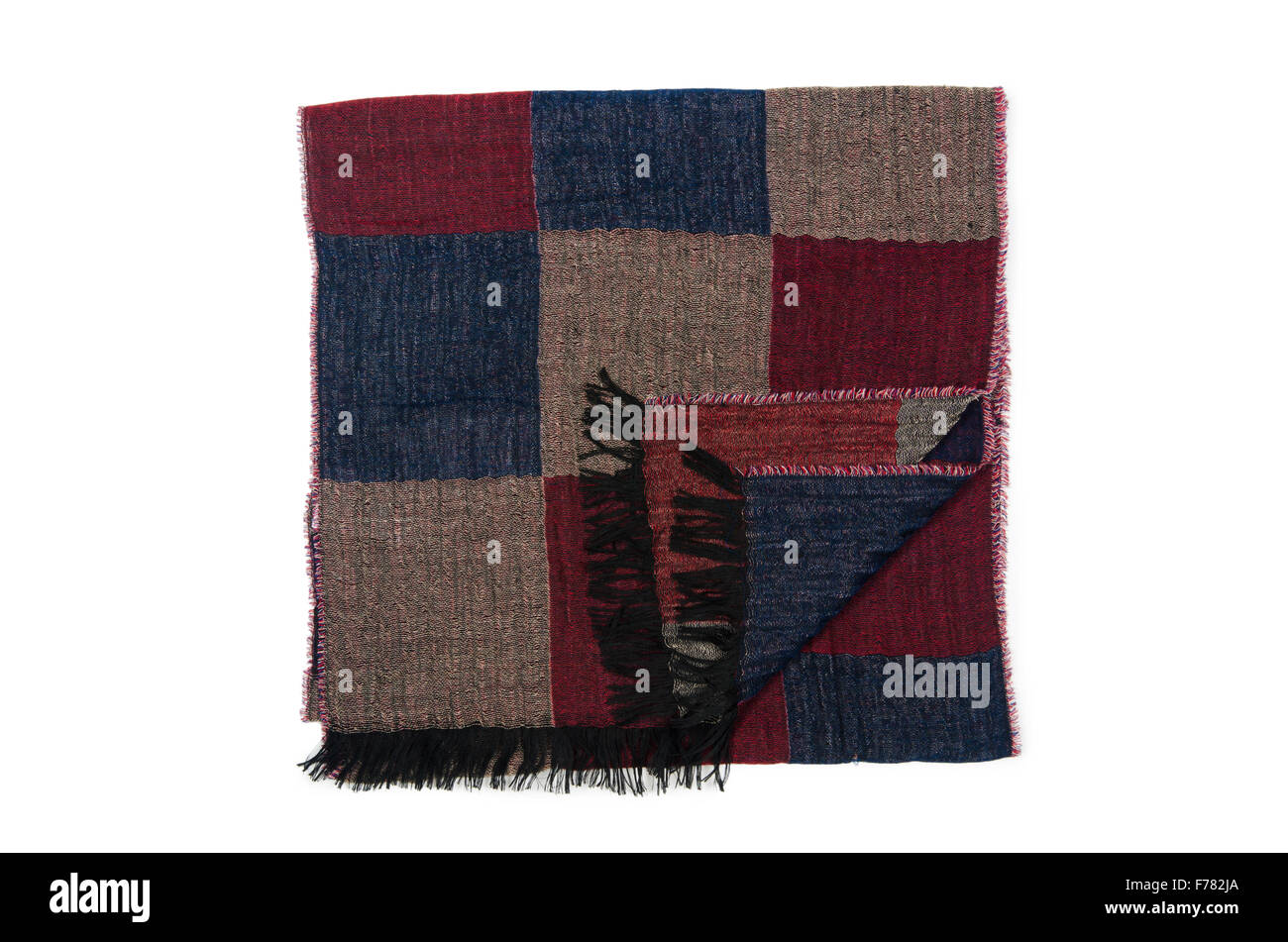Warf scarf isolated on the white background Stock Photo - Alamy