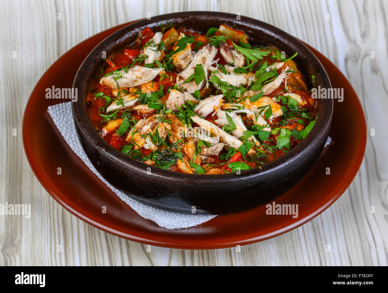 Georgian cuisine - Chahohbili - chicken with vegetables and spices ...