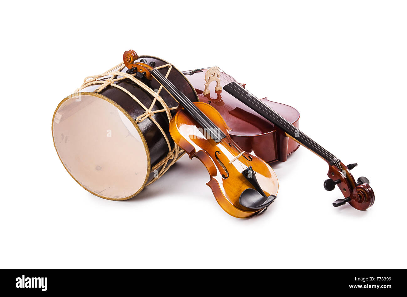 A group of instruments isolated on white Stock Photo - Alamy