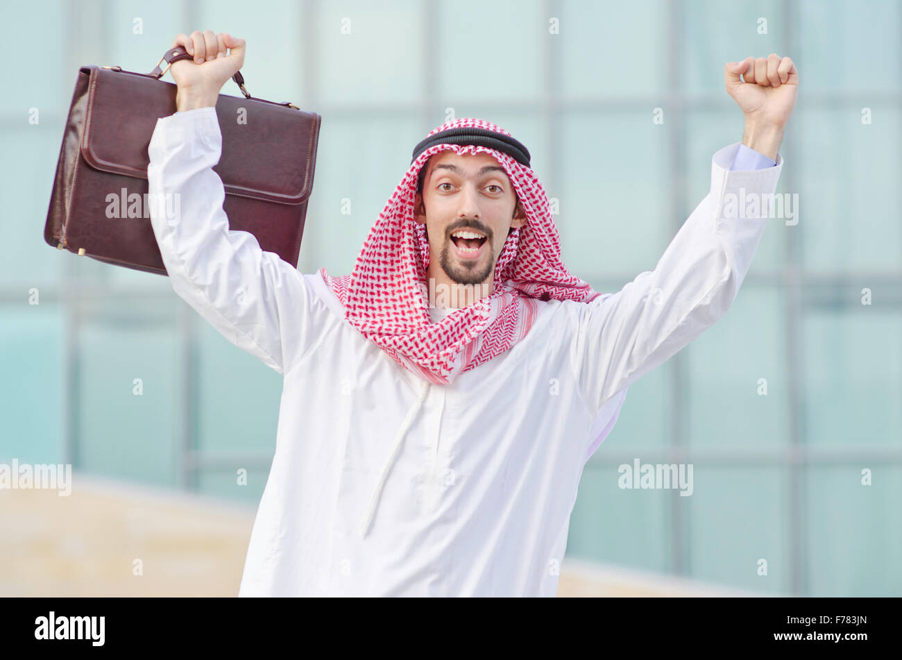 Arab on the street in summer Stock Photo - Alamy