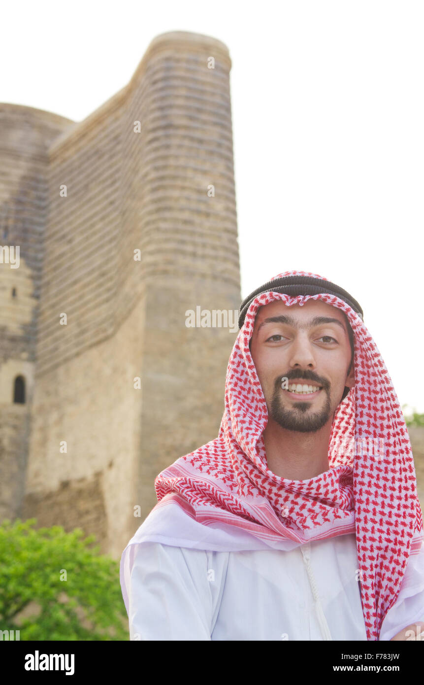 Arab on the street in summer Stock Photo - Alamy