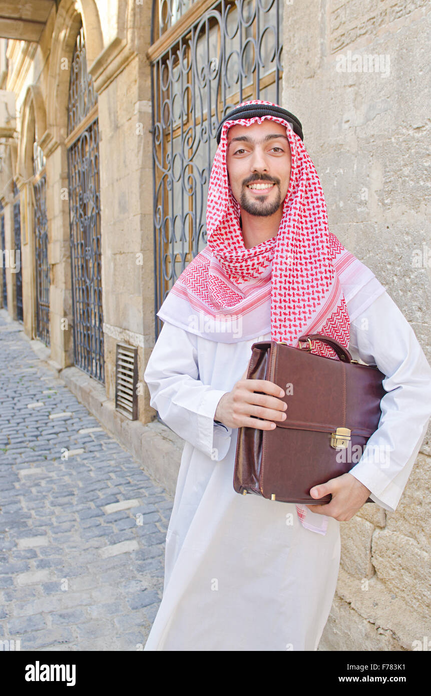 Arab on the street in summer Stock Photo - Alamy
