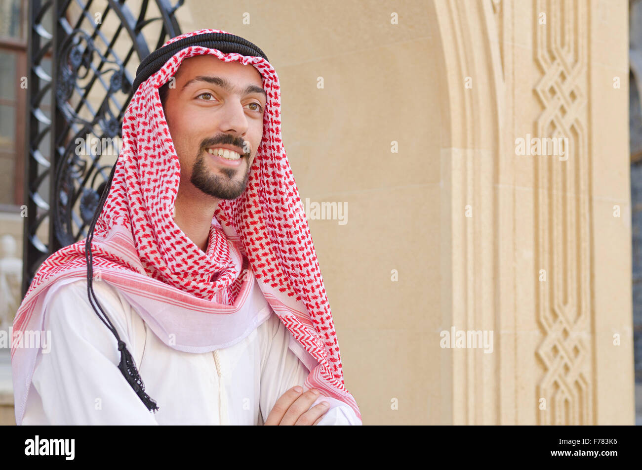 Arab on the street in summer Stock Photo - Alamy