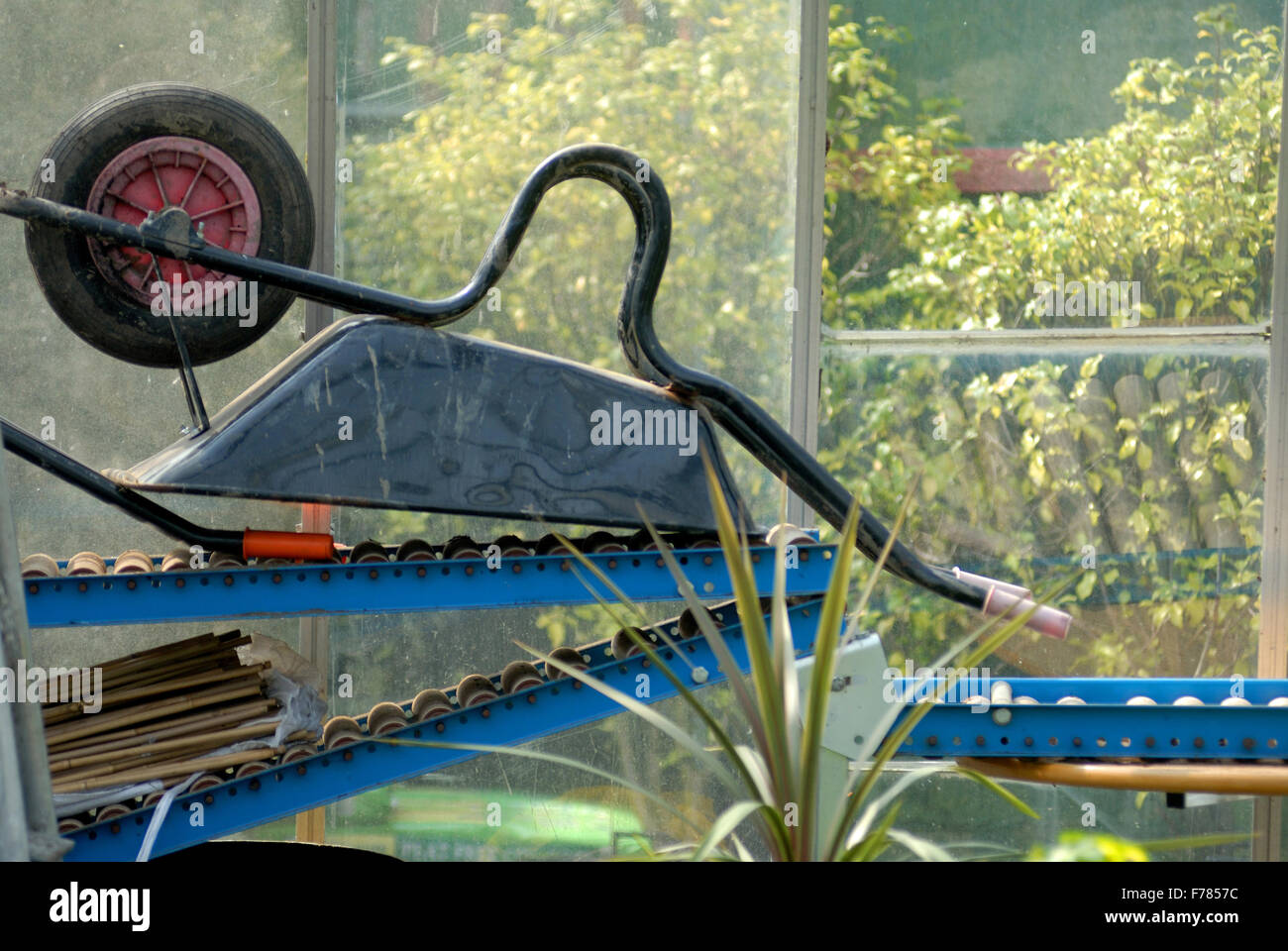 Wheel of upturned barrow hi-res stock photography and images - Alamy