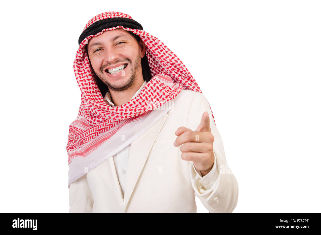 Arab man in diversity concept Stock Photo - Alamy
