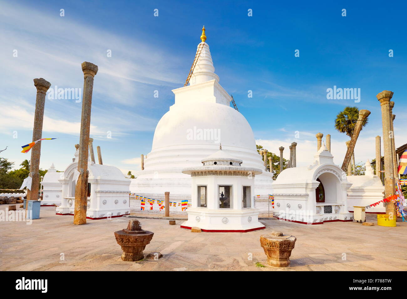 Sri Lanka - Anuradhapura, Thuparamaya Dagoba stupa, UNESCO World ...