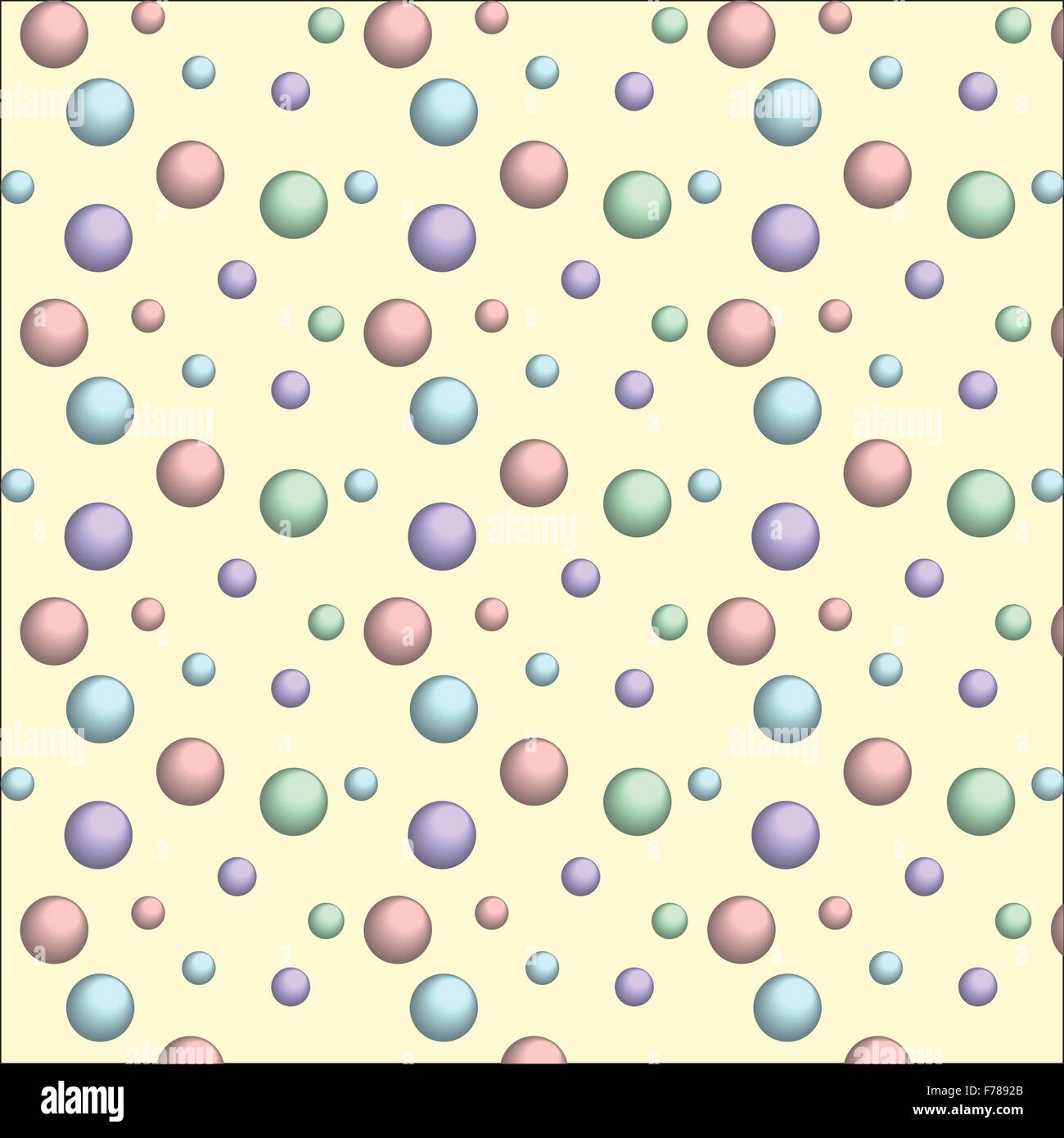 Seamless pattern with colorful rings and circles. Texture of bubbles ...