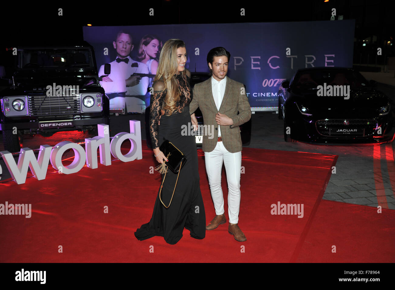 Spectre Premiere at grand opening of Cineworld Resorts World Birmingham ...
