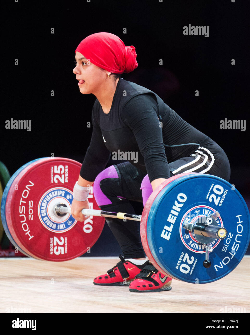 Houston, Texas, USA. 26th November, 2015. Sara Samir Elsayed Mohamed of ...