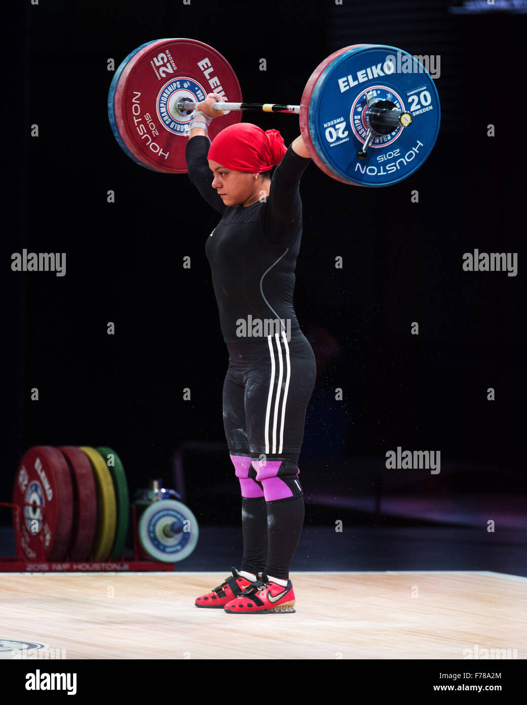 Houston, Texas, USA. 26th November, 2015. Sara Samir Elsayed Mohamed of ...