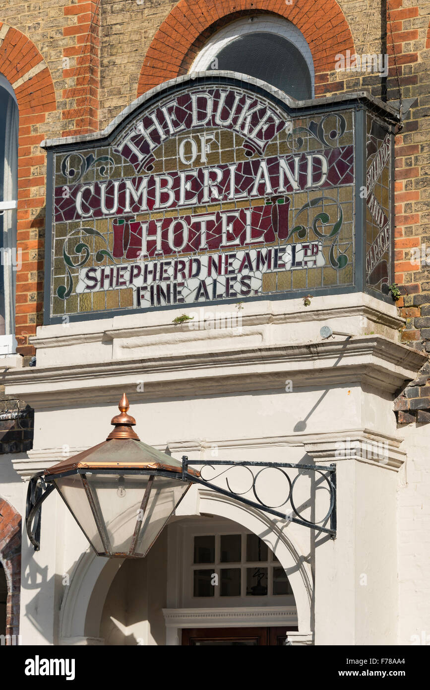 The Duke of Cumberland Hotel, High Street, Whitstable, Kent, England ...