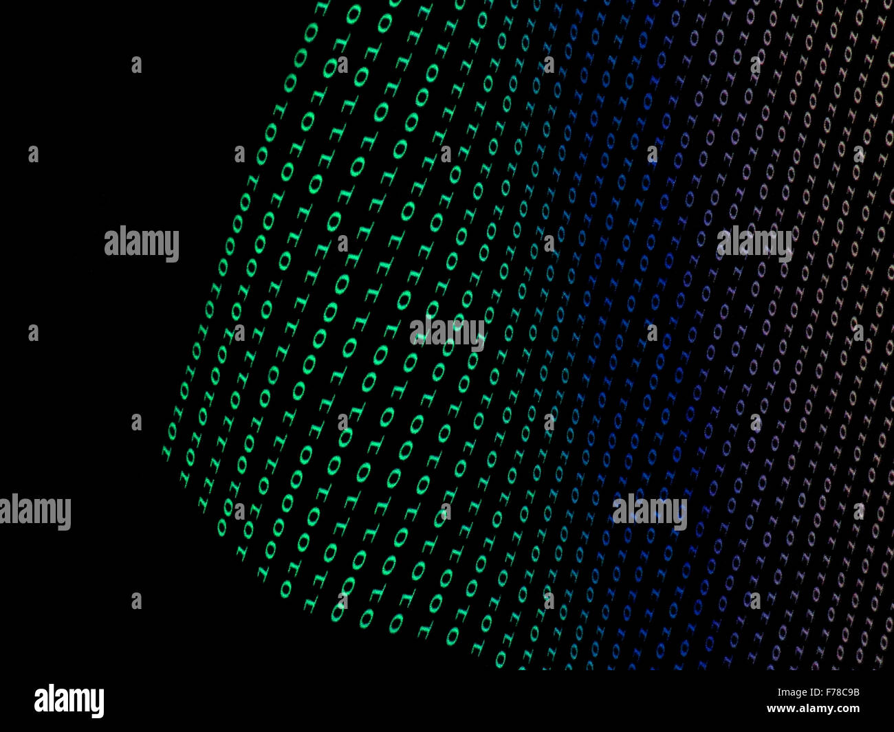 0101 binary code on computer hi-res stock photography and images - Alamy