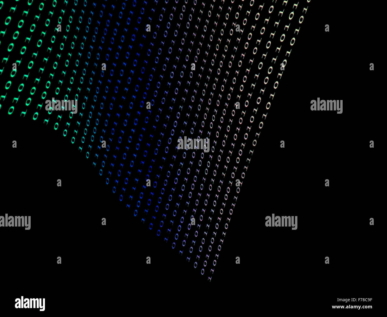 0101 binary code on computer hi-res stock photography and images - Alamy
