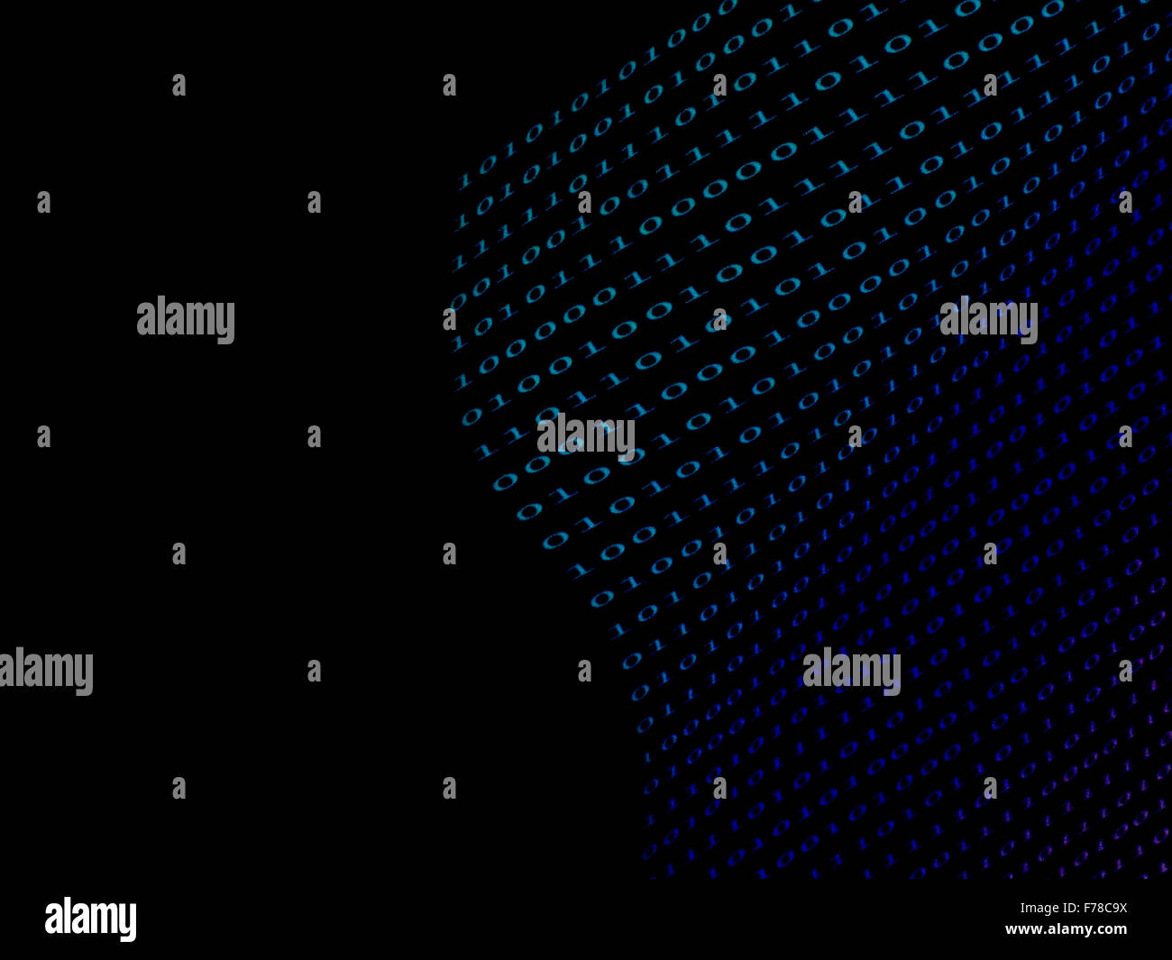 0101 binary code on computer hi-res stock photography and images - Alamy
