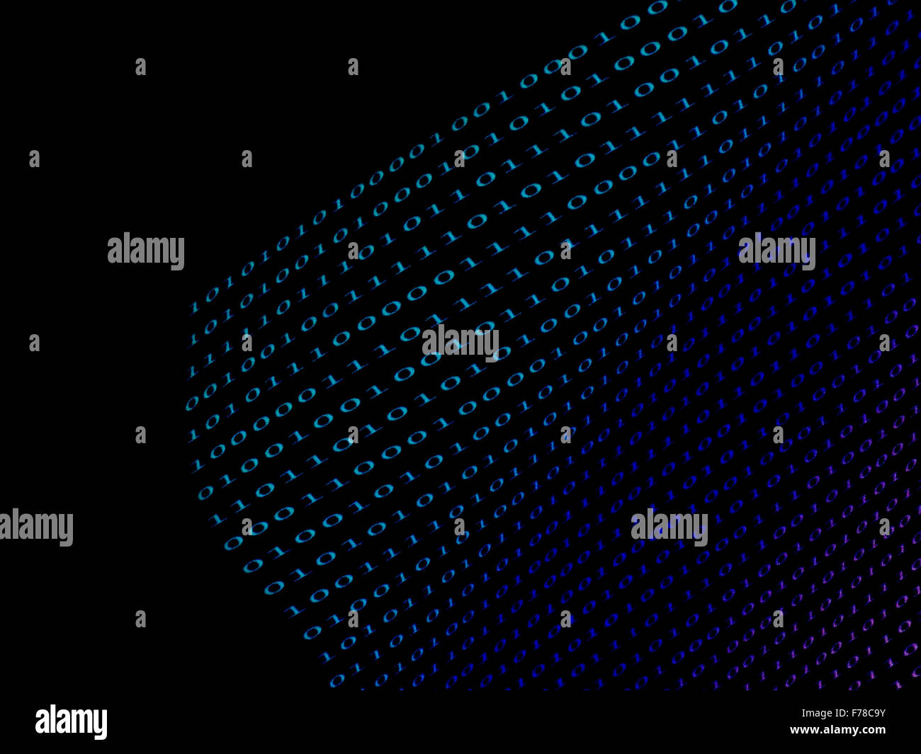 0101 binary code on computer hi-res stock photography and images - Alamy